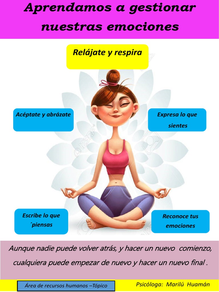 Gestionando Nuestras Emociones Pdf