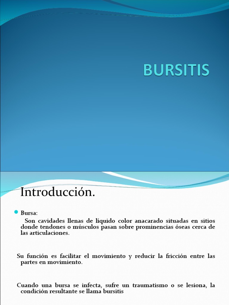 Bursitis: Causas, Síntomas y Tratamientos | PDF | Hombro | Codo