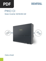 PIKO 1.5 MP Solar Inverter Data Sheet | PDF | Alternating Current ...