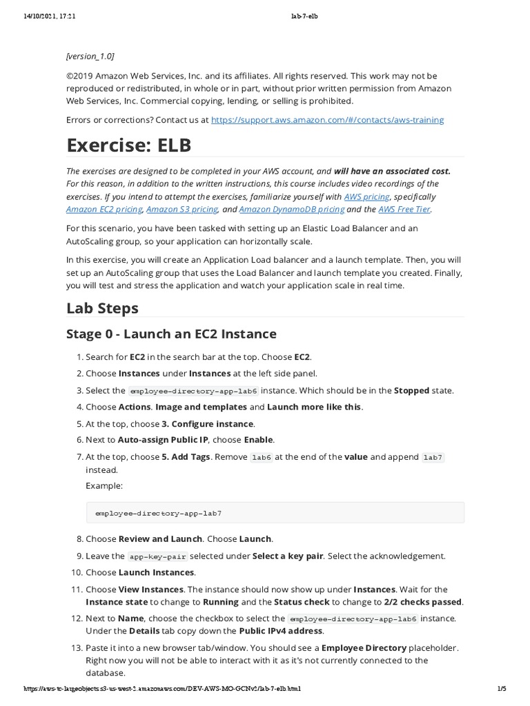 Lab 7 Elb | PDF