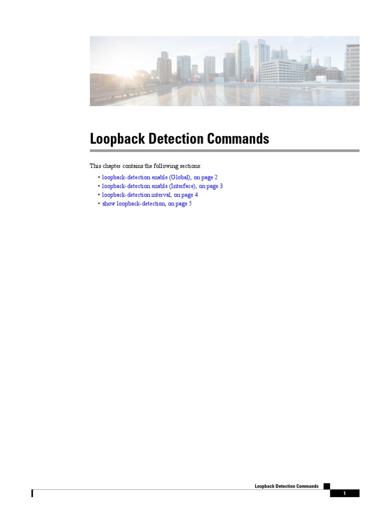 Loopback Detection | PDF