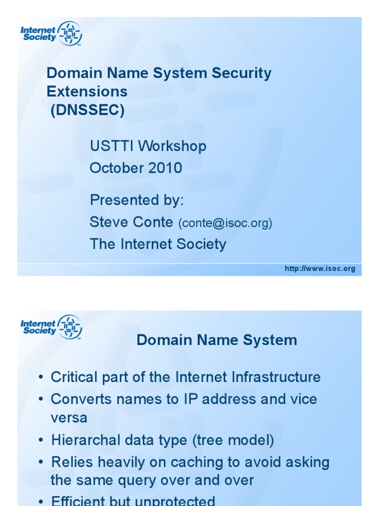 Domain Name System Security Extensions | PDF