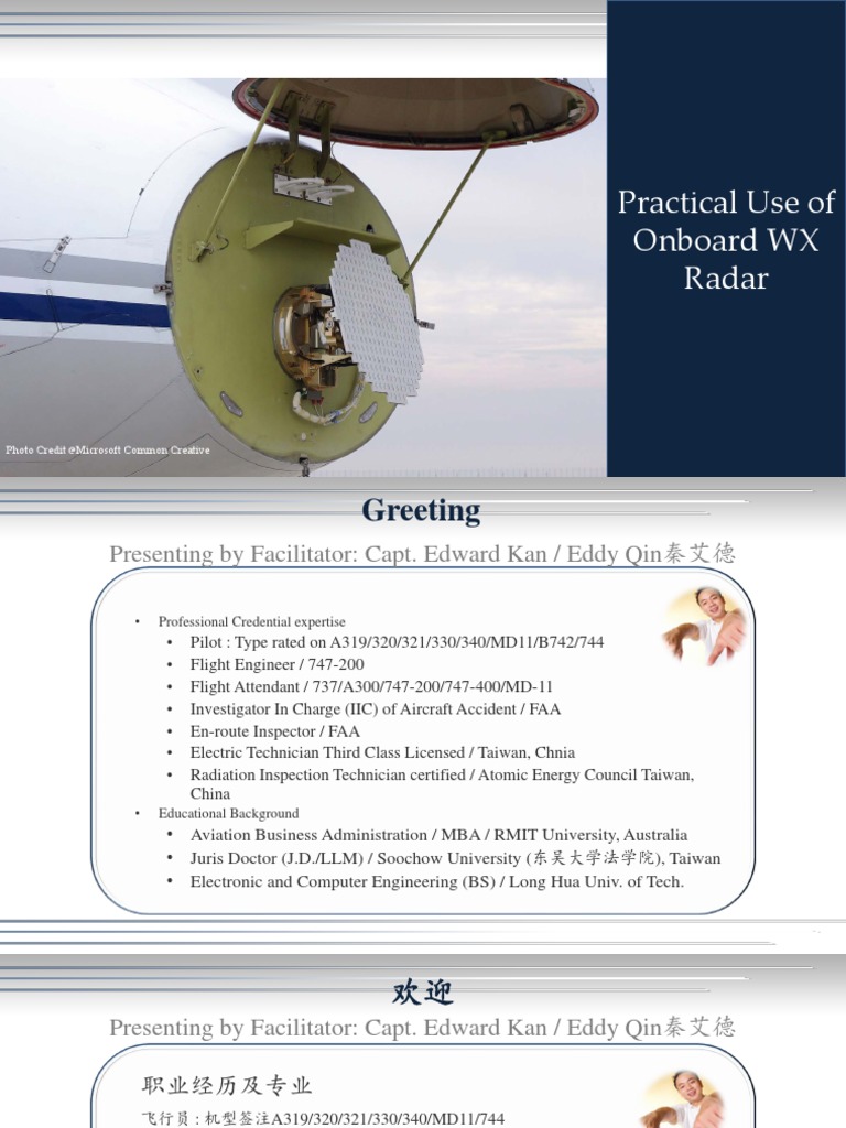Practical Use of Onboard WX Radar | PDF | Radar | Electromagnetic Radiation