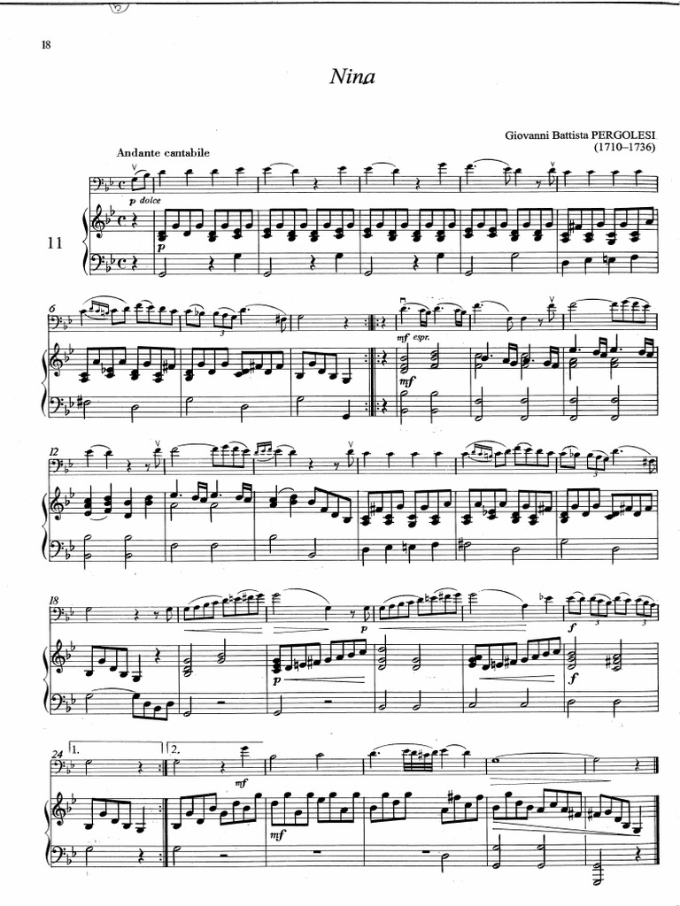 Nina Grade 5 Cello | PDF