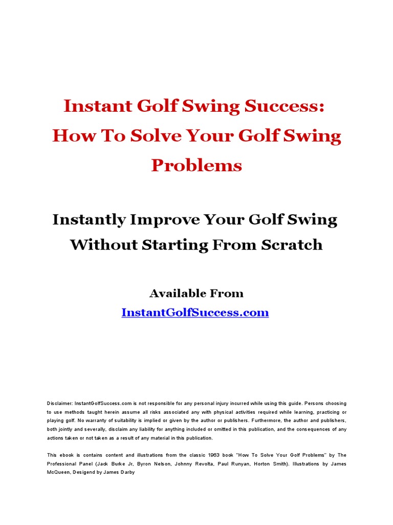 Instant Golf Swing Success - How To Solve Your Golf Swing (PDFDrive ...