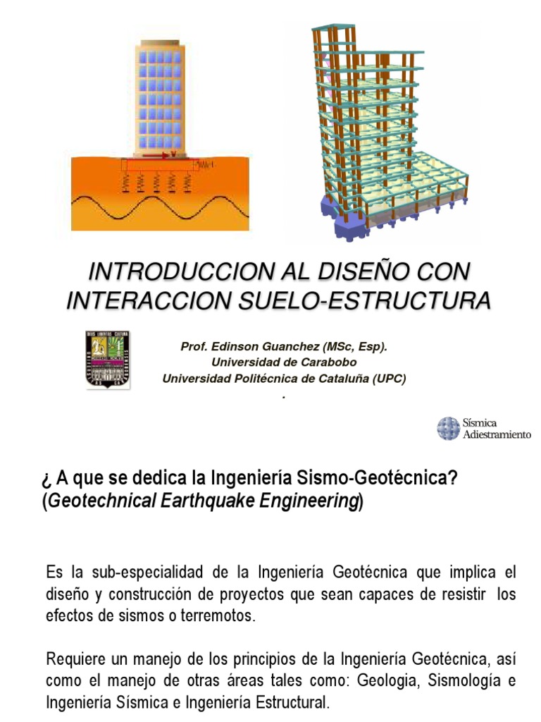 B8 Fenomenos de Interaccion Suelo-Estructura (Conceptos Basicos) | PDF