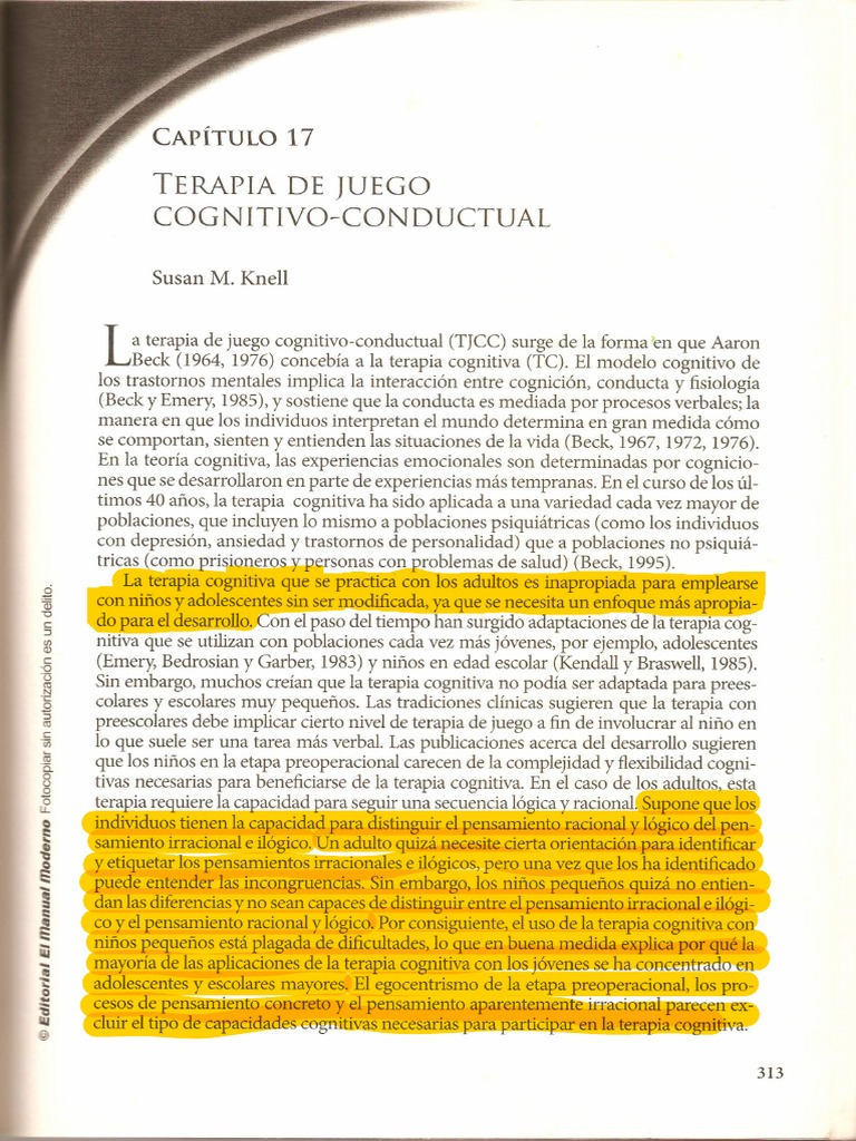 Fundamentos de Ter de Juego Cap 17 | PDF