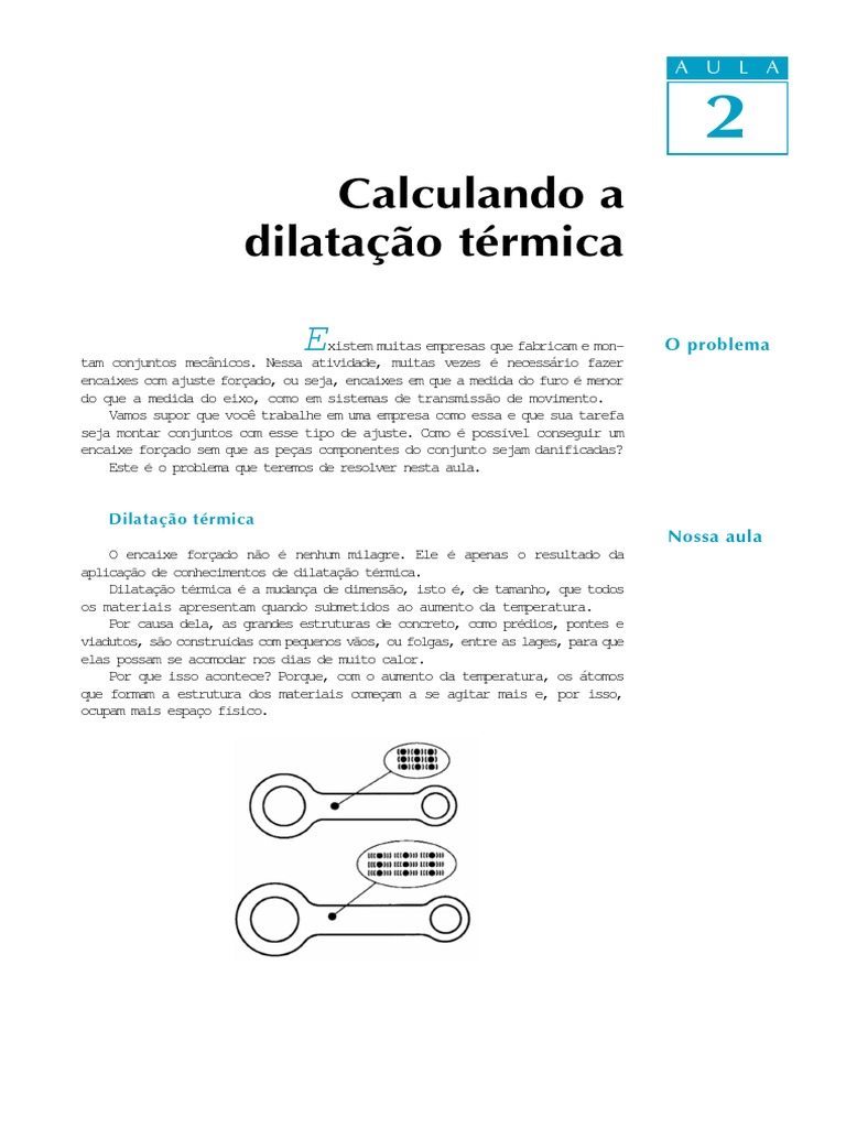 Calculando A Dilata o T Rmica - Aula2b | PDF