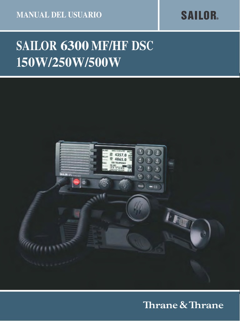MFHF DSC Sailor 6310 (Español) | PDF