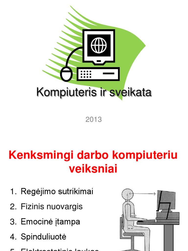 01 Saugus Darbas Kompiuteriu | PDF
