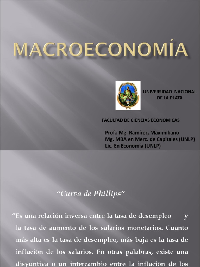 Macro - Clase Curva de Phillips | PDF | Curva de Phillips | Inflación