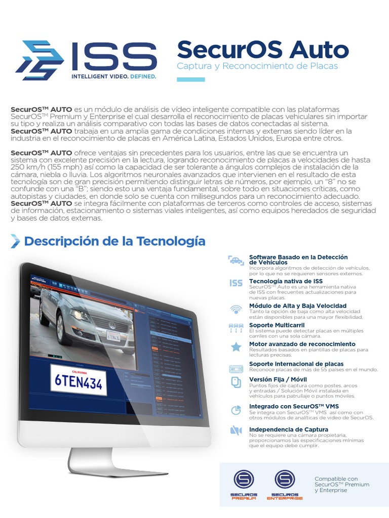 02 SecurOS - Auto - ESP | PDF | Estación Espacial Internacional | Blu Ray