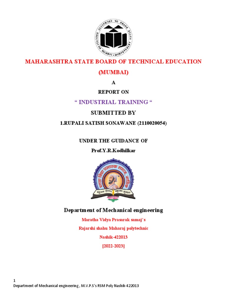 Rupali Sonawane REPORT | PDF