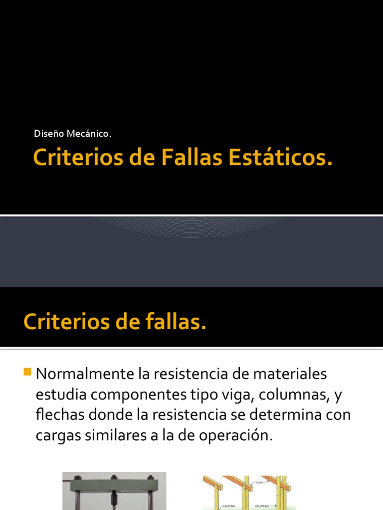 Criterios de Fallas Estáticos | PDF | Resistencia de materiales ...