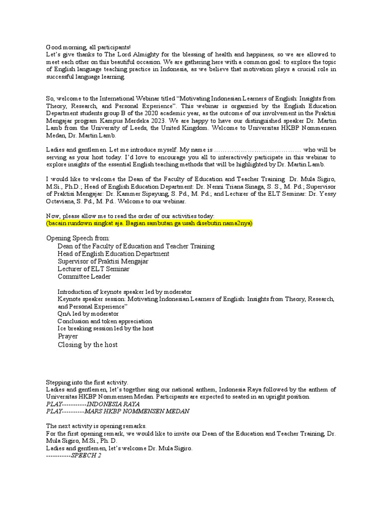 Revisi Script MC | PDF | Learning | Cognition