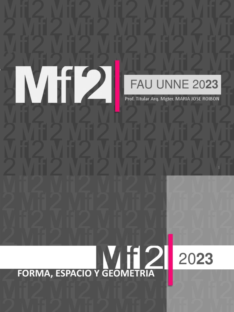 02 Forma Espacio y Geometria 27mar2023 | PDF | Geometría