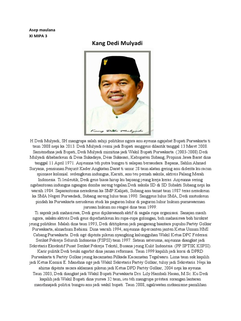 Dedi Mulyadi | PDF