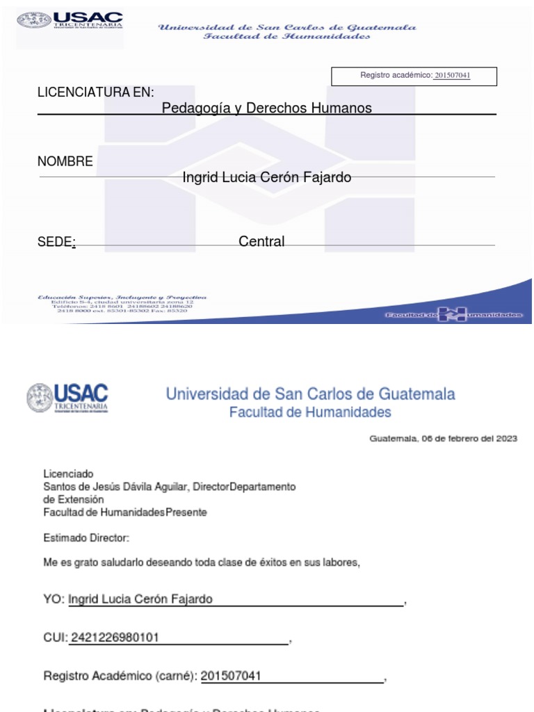 Cambio y Actualizacion de Asesor | PDF