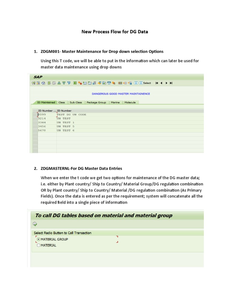 New Process Flow For DG Data | PDF