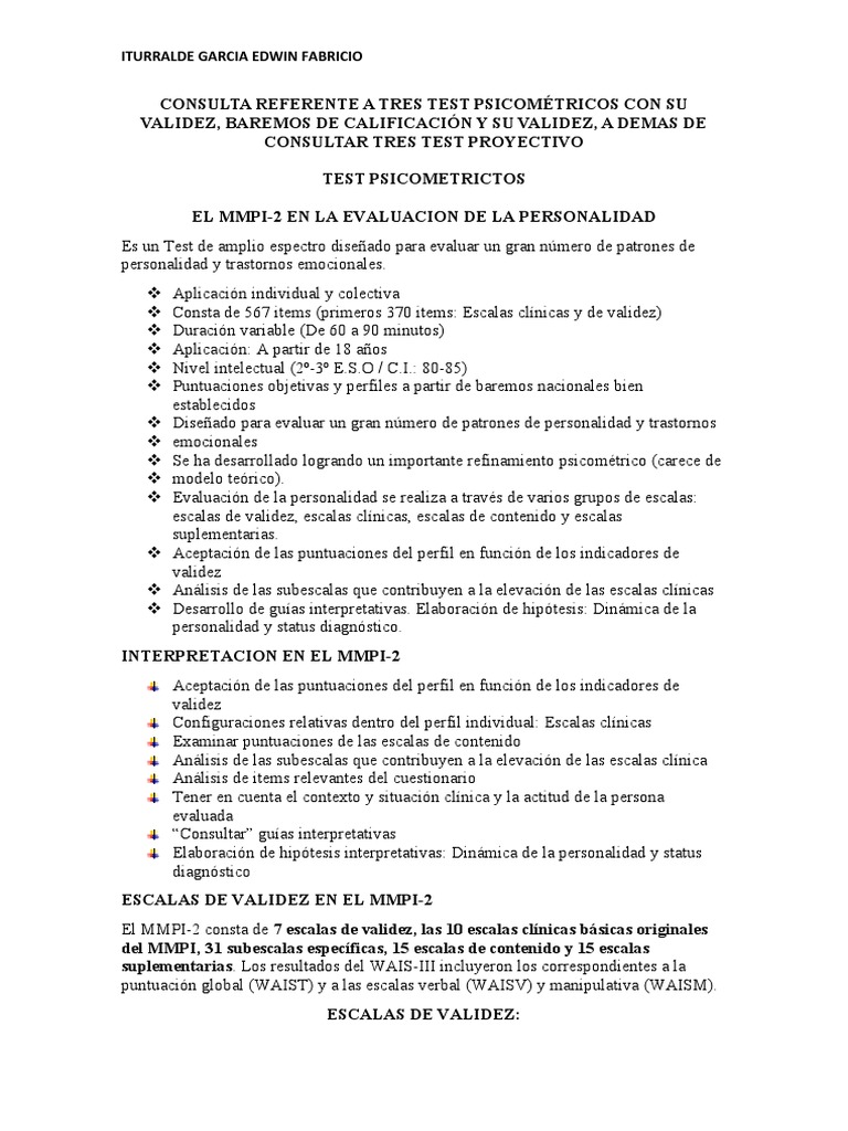 PSICOLOGIA | PDF | Validez (Estadísticas) | Sicología