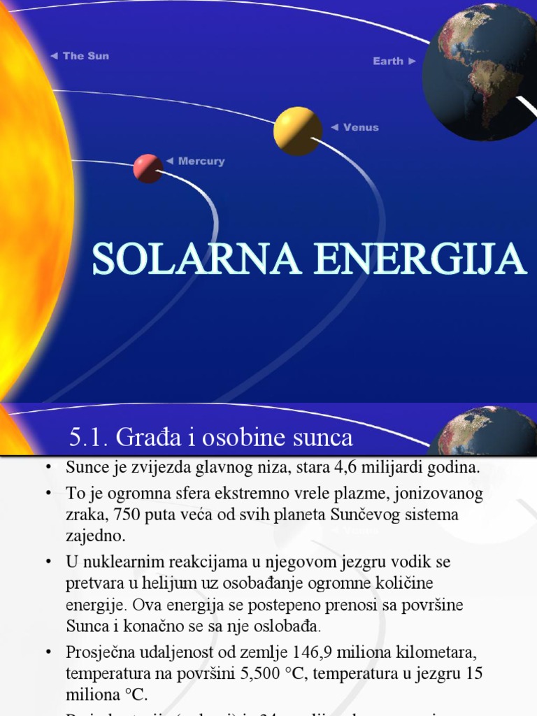 Solarna Energija | PDF