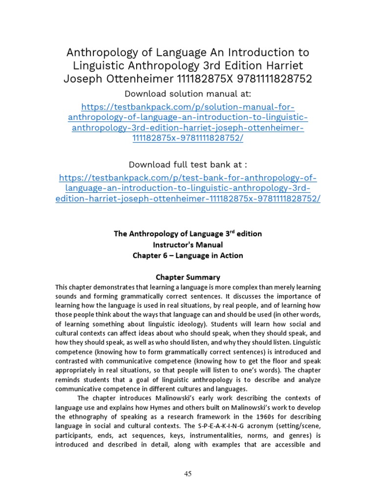 Language in Action: A Linguistic Overview | PDF | Science | Communication
