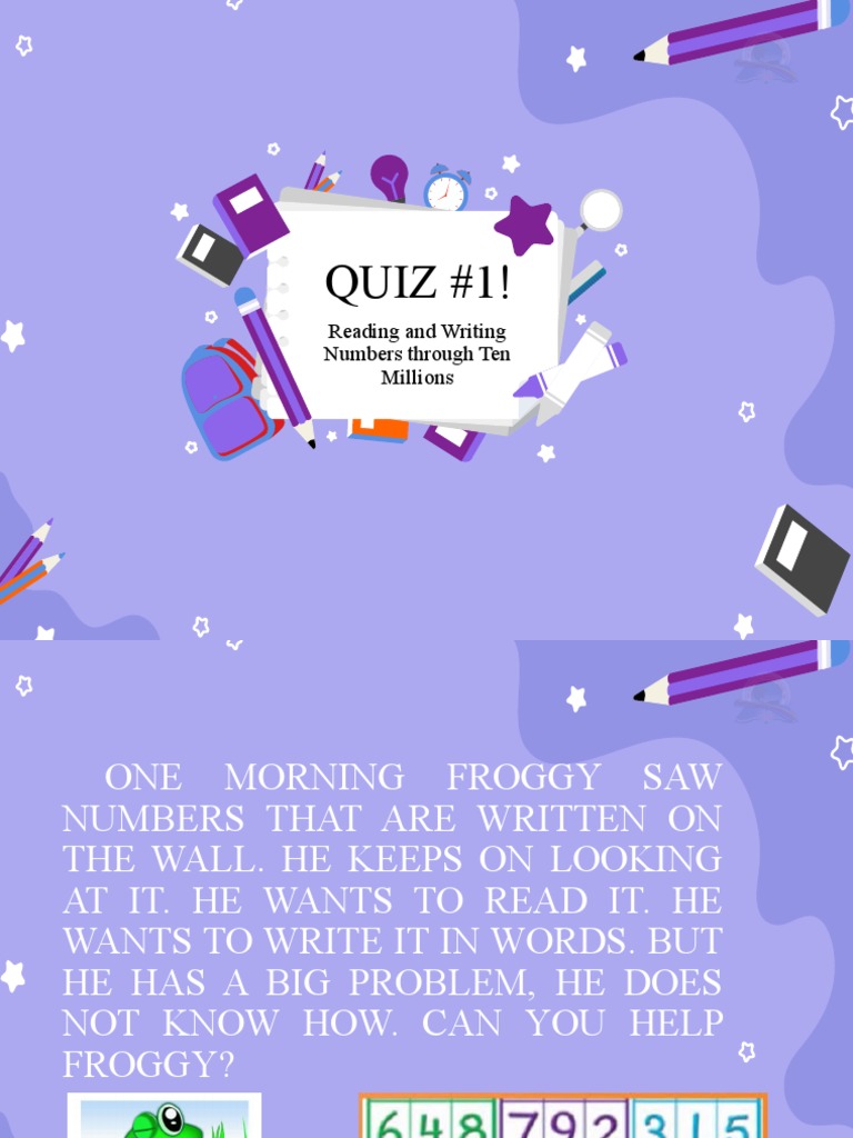 Lesson 1.1 Reading and Writing Numbers Through Ten Millions | PDF