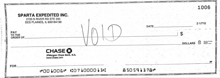 Void Check Pdf 1019