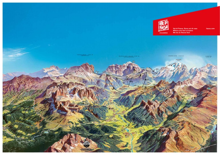 Mappa Impianti Estate Val Di Fassa 2023 | PDF