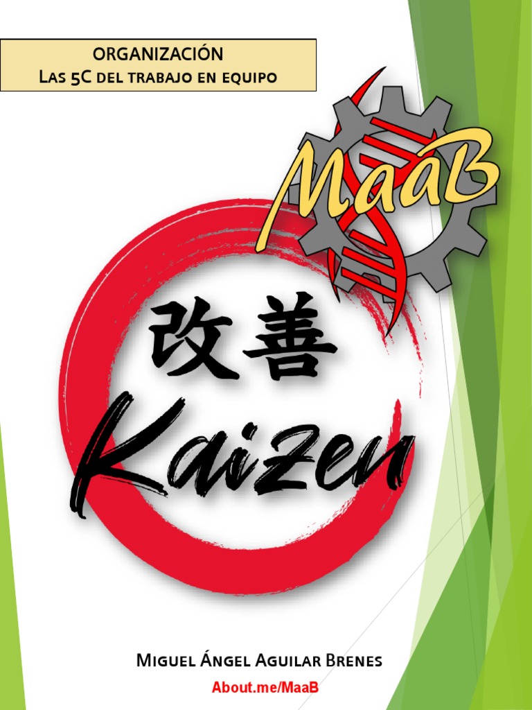 ORGANIZACIÓN - Filosofía KAIZEN (Las 5C Del Trabajo en Equipo) by MaaB - HTML | PDF
