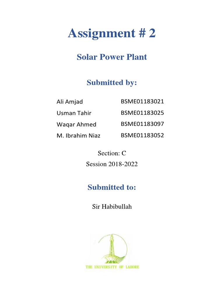 Assignment 2 Pp Pdf Solar Power P N Junction