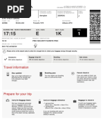 Online Boarding Pass Indigo | PDF | Aviation | Airlines