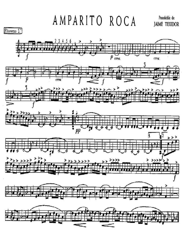 Amparito Roca - Fliscorno 2 | PDF