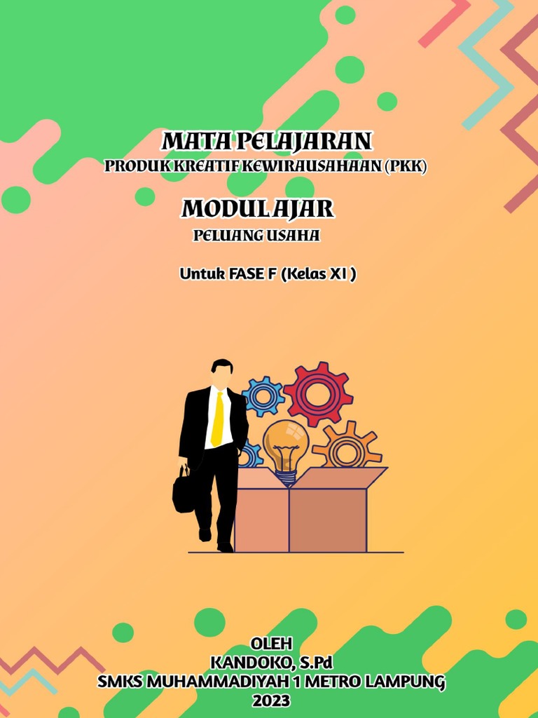 Modul Ajar Projek Kreatif Dan Kewirausahaan - Peluang Usaha - Fase F | PDF