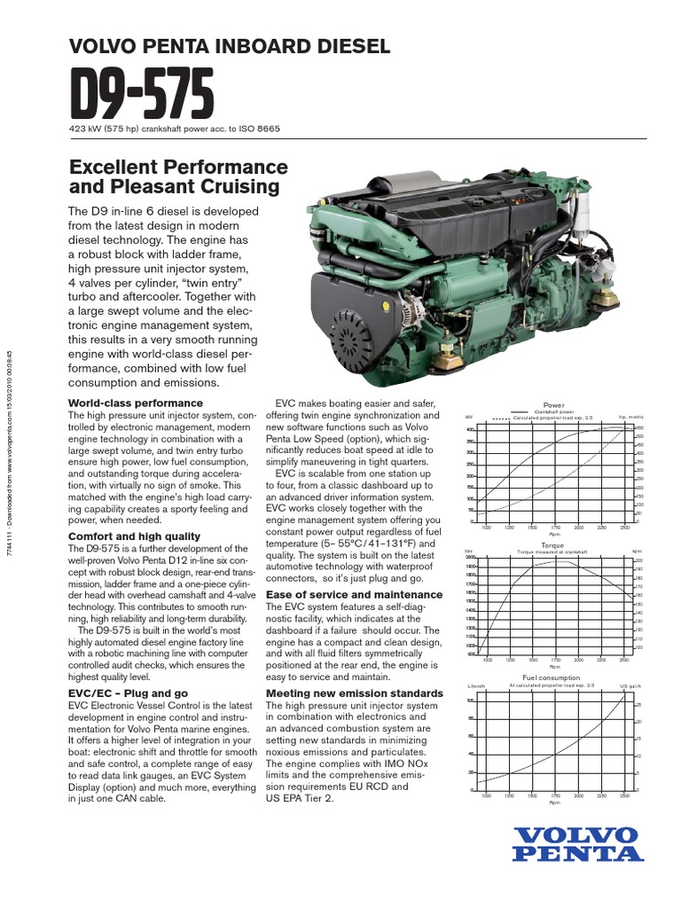 575hp Diesel Shaft Drive D9-575 | PDF