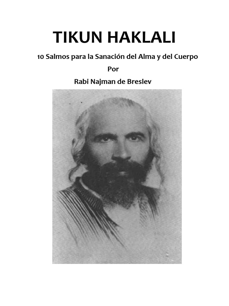 TIKUN HAKLALI 10 Salmos para La Sanacion Del Alma y El Cuerpo | PDF