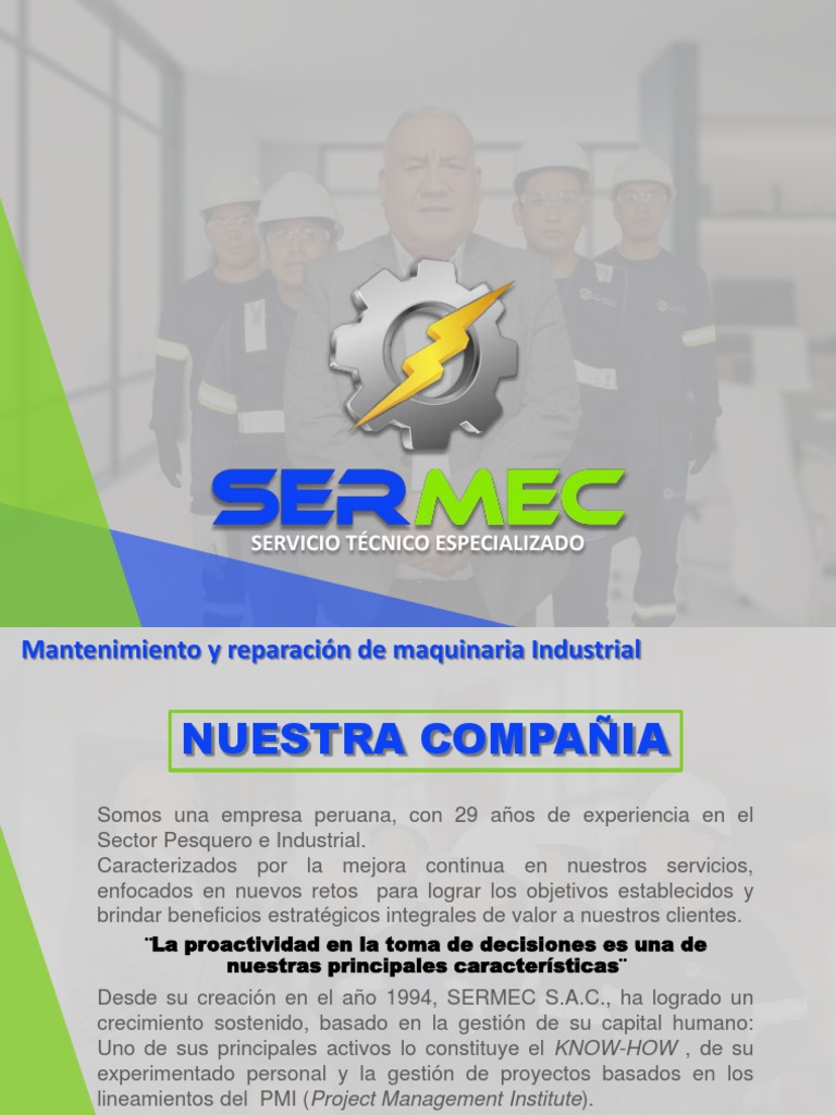 Brochure PPT Sermec S A C 2023 | PDF