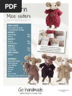 Izzy Teddy Bear Doll Pattern | PDF | Home & Garden