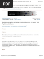 Mixed Dentition Analysis | PDF | Orthodontics | Human Tooth