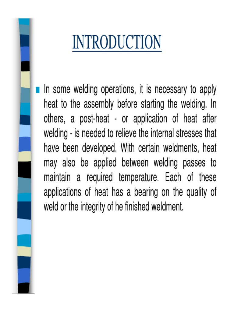 Welding Technology - Pre and Post Weld Heat Treat | PDF | Construction ...