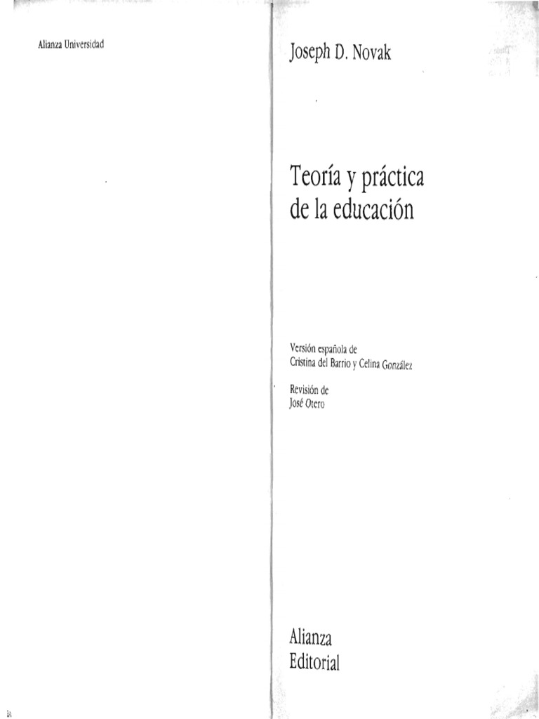Novak Joseph-Teoria y Practica de La Educacion-Cap.3-4-5 | PDF