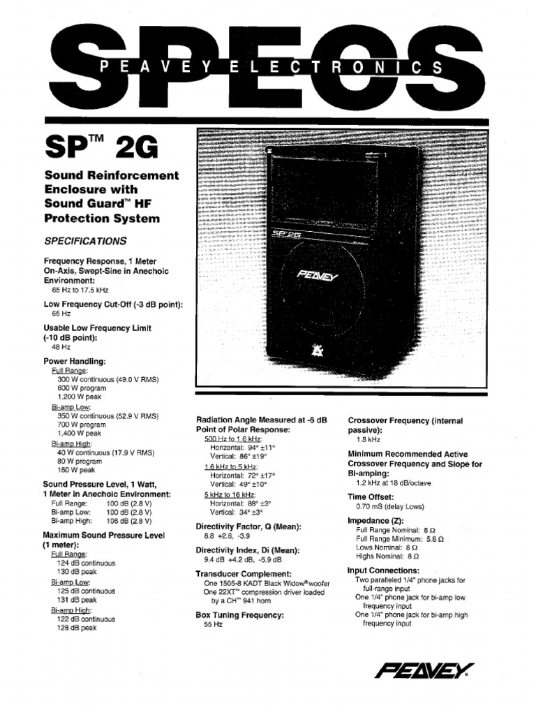 PEAVEY | PDF