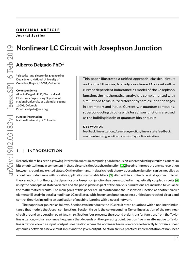 LC Circuit | PDF | Artificial Neural Network | Nonlinear System LC Circuit | PDF | Artificial Neural Network | Nonlinear System
