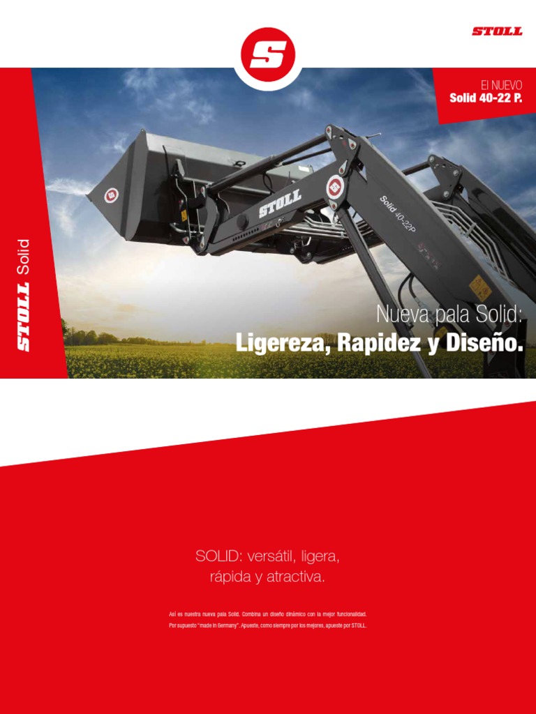 STOLL Solid Es | PDF | Tractor | Ingeniería mecánica