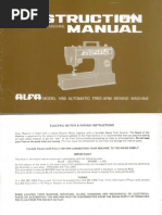 Lervia kh4000 Machine Manual | PDF | Sewing Machine | Sewing