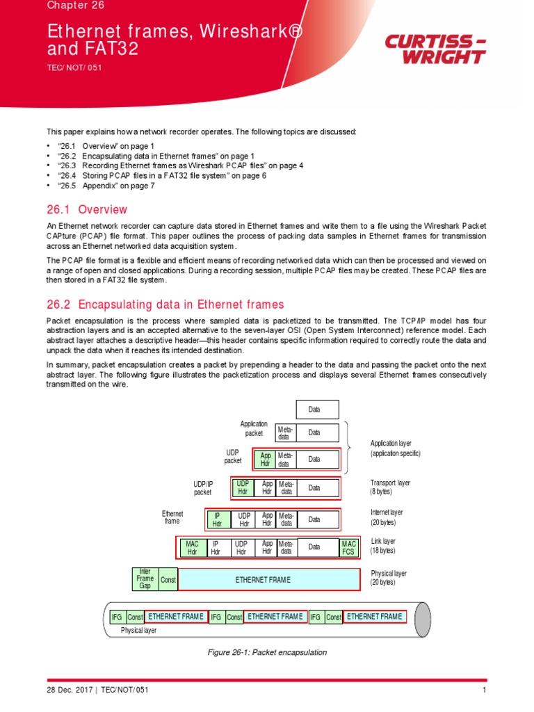TEC NOT 051 Ethernet Frames Wireshark Technical Notes | PDF | Network ...