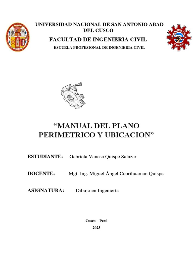 Plano Perimetrico y Ubicación | PDF
