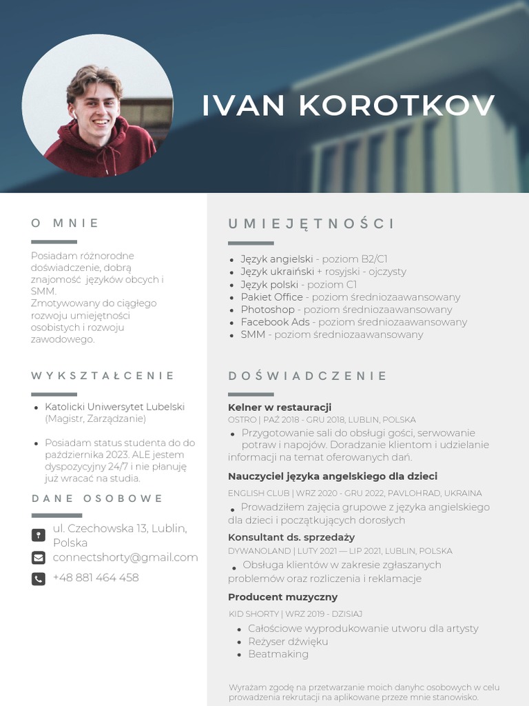 CV (Ivan Korotkov) PDF | PDF