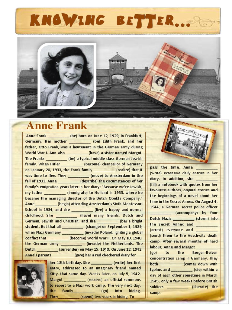 Anne Frank. Complete | PDF | Anne Frank | World War II