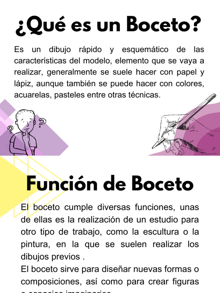 ¿Qué Es Un Boceto | PDF